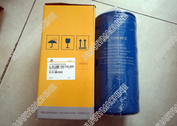SDLG Wheel loader parts, 4110000054305 01174421 oil filter
